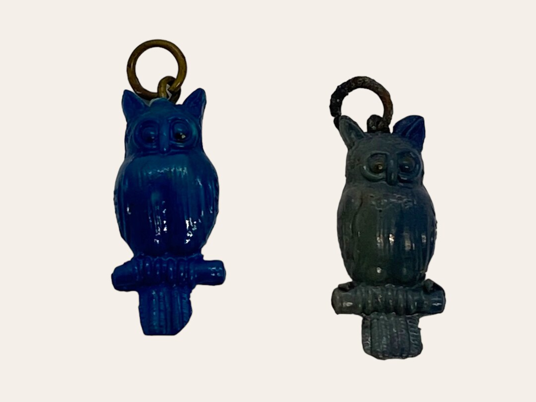 1940s Cracker Jack Owl Charm Celluloid Advertising Premium, Gumball Toy ...