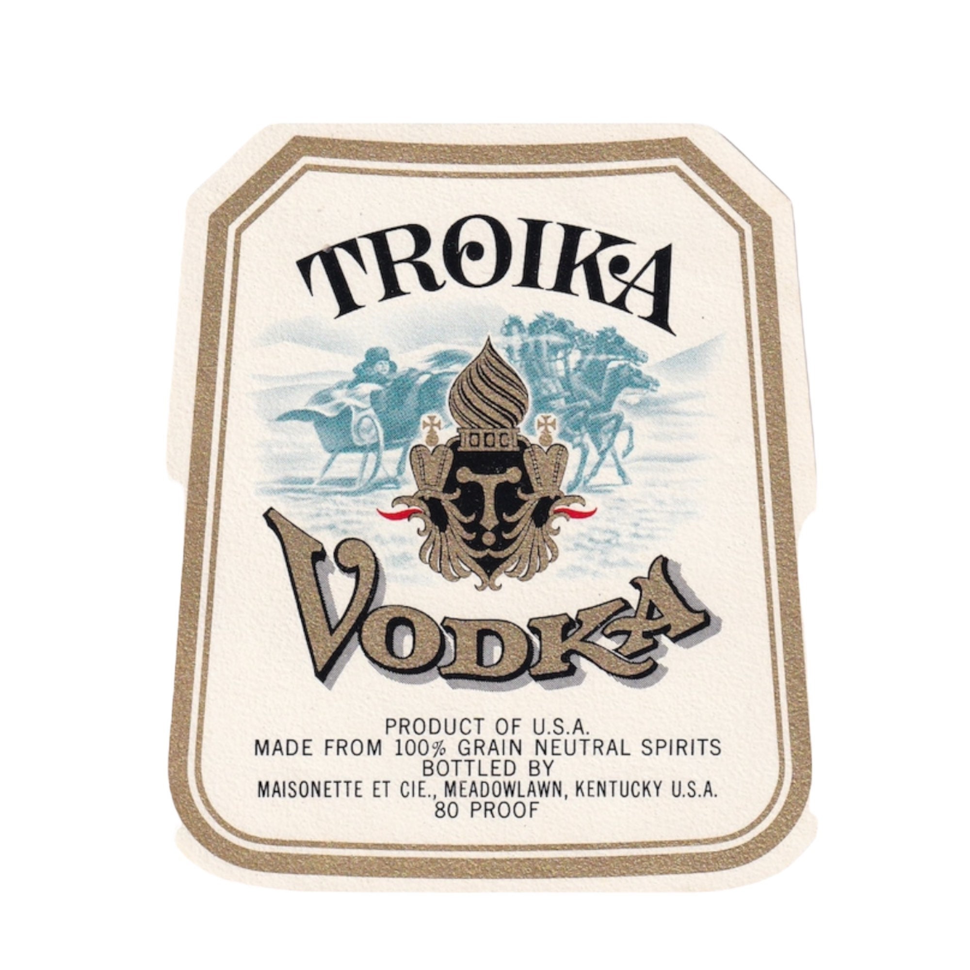 Russian Vodka Label
