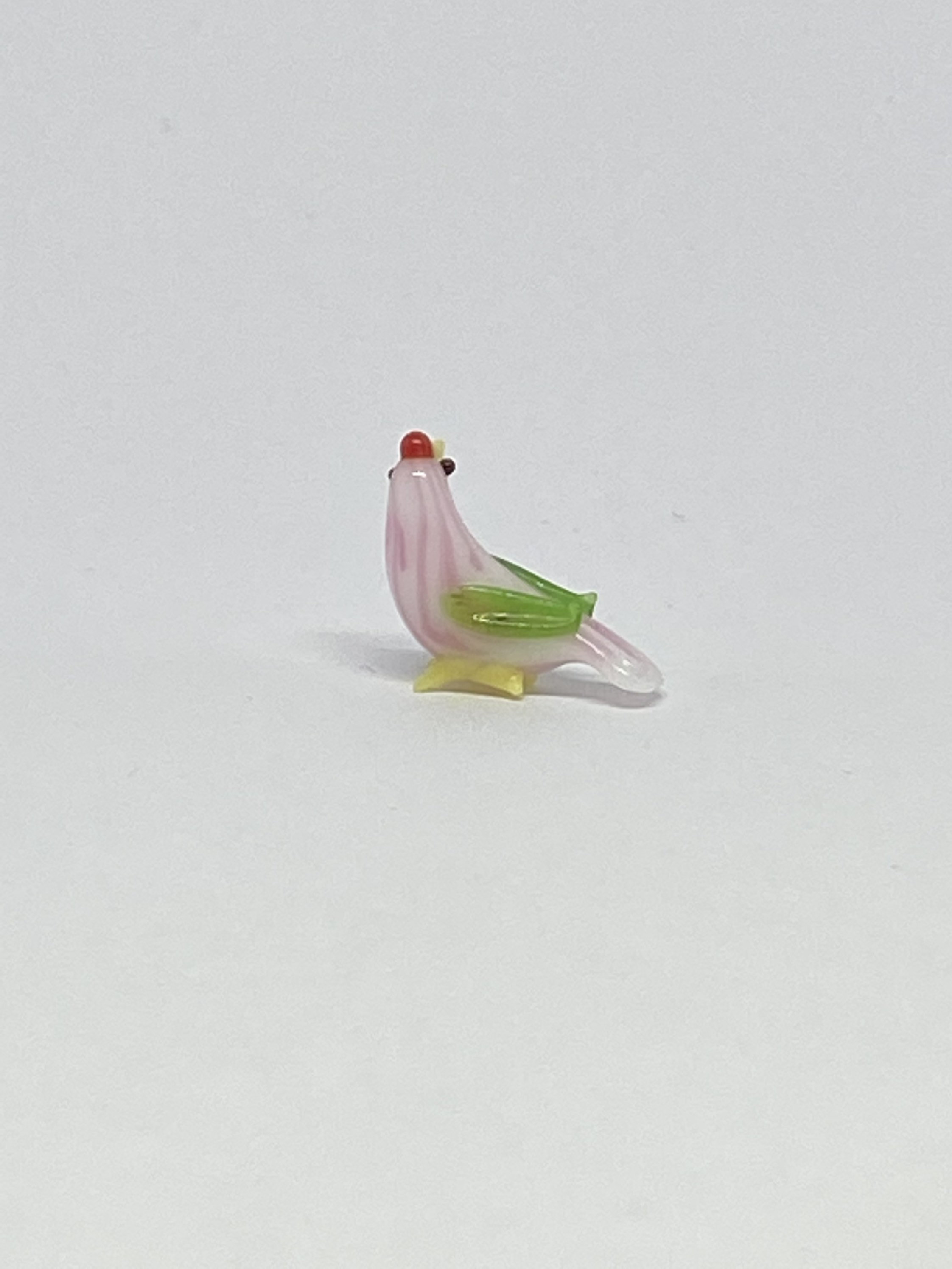 Art & Collectibles Vintage Micro Glass Bird Figurine Vintage Mini Bird ...