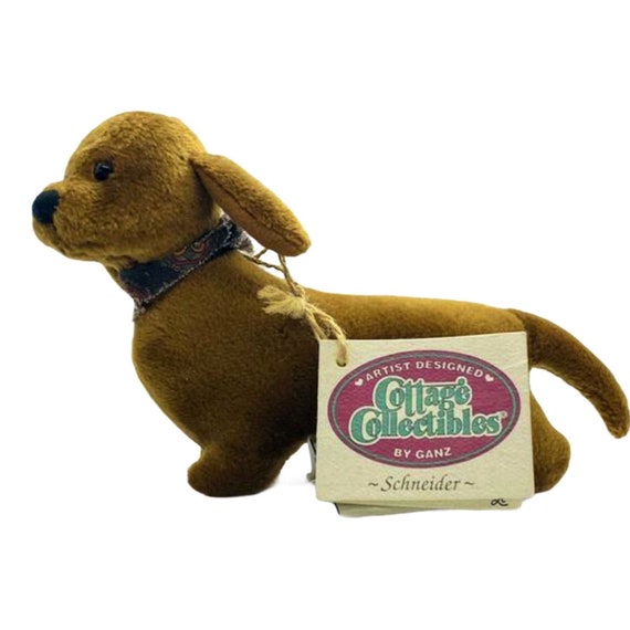 1990s Ganz Plush Dachshund Schneider Dog Ganz Cottage | Etsy