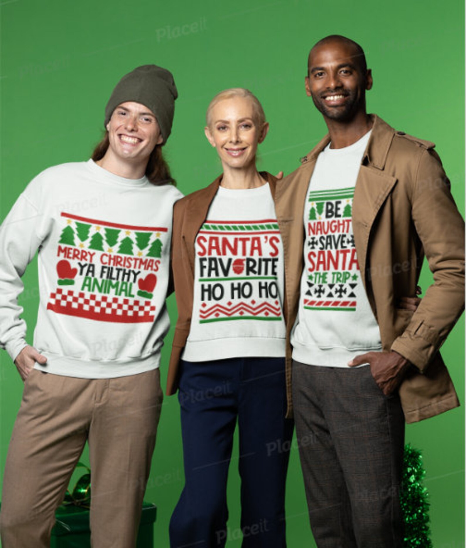 Ugly Sweater Bundle | Christmas SVG PNG | Christmas Sweater Design ...