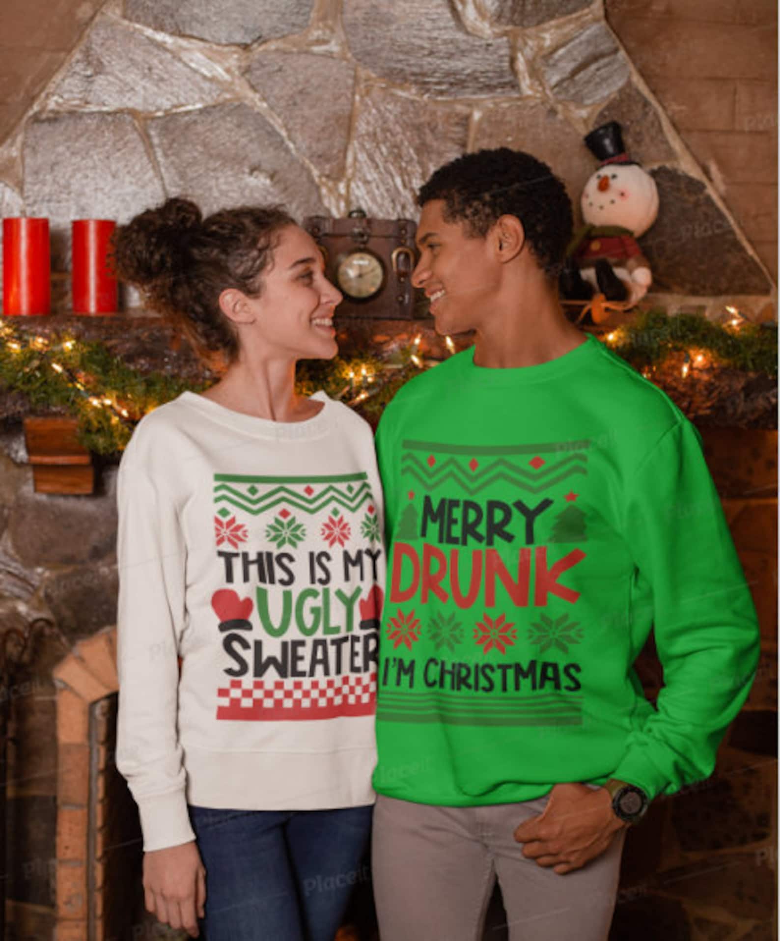 Ugly Sweater Bundle | Christmas SVG PNG | Christmas Sweater Design ...