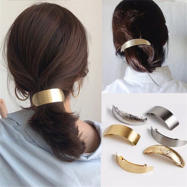 Metal Hair Clips - Etsy