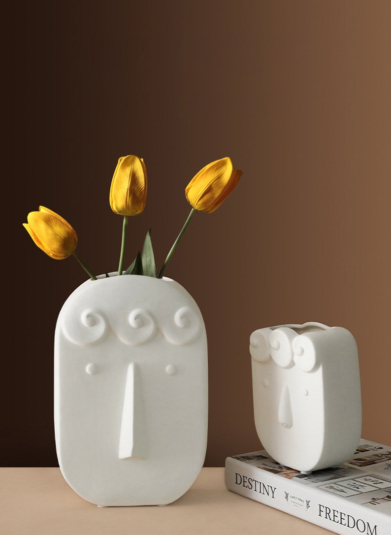Funny Face Vase/ Ceramic Face Vase / Handmade Ceramic Vase / - Etsy New ...