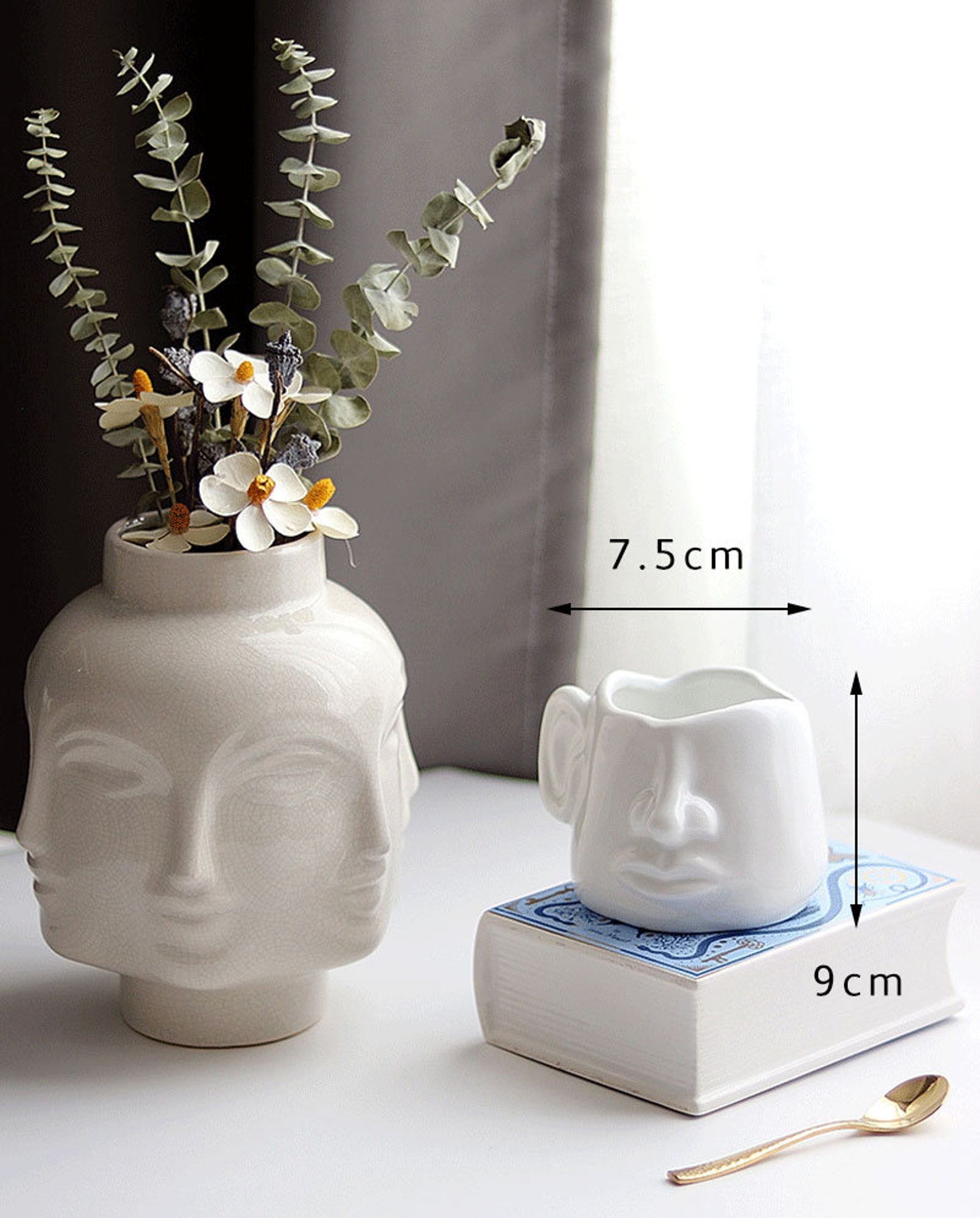 Modern Face Mughandmade Coffee Ceramic Mugwhite Funny Coffee - Etsy New ...