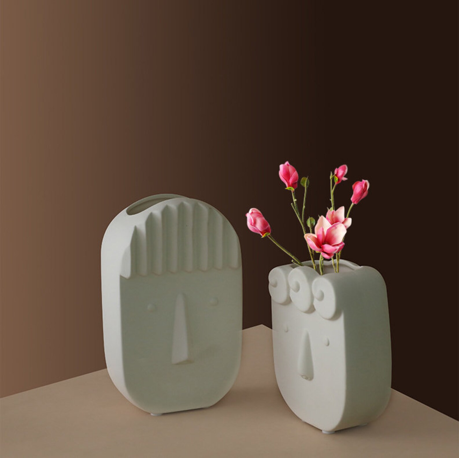 Funny Face Vase/ Ceramic Face Vase / Handmade Ceramic Vase / - Etsy New ...