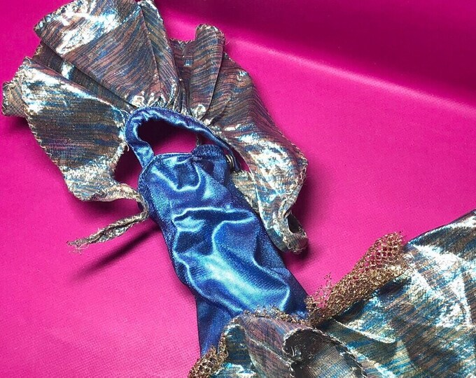 JEM "moroccan Magic" Dress - Blue / Gold Metallic - 80s, Jem & the ...