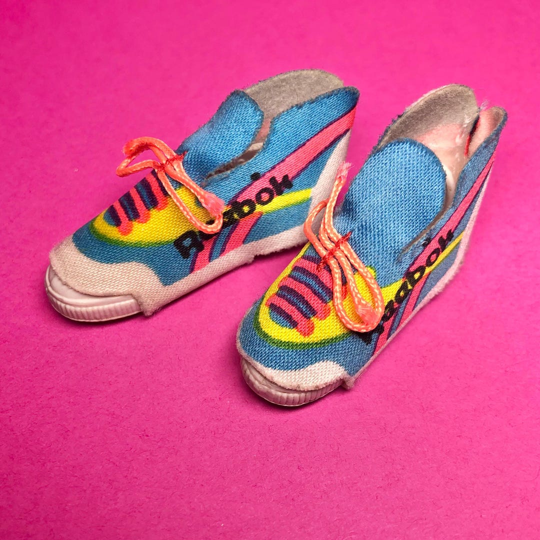 1990 All American Ken Doll Reebok Sneakers - 90s Barbie Mattel ...
