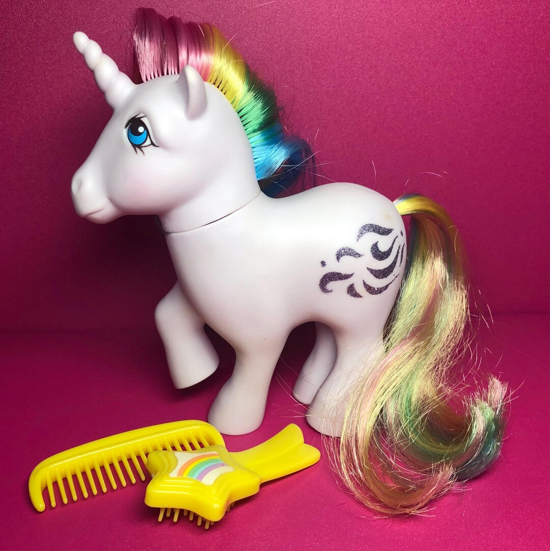 My Little Pony G1 Windy With Brush + Comb Set - MLP Rainbow Unicorn ...