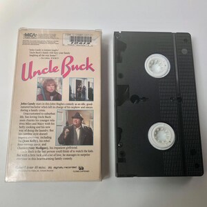 Uncle Buck VHS John Candy - 80s Classic - John Hughes - Etsy