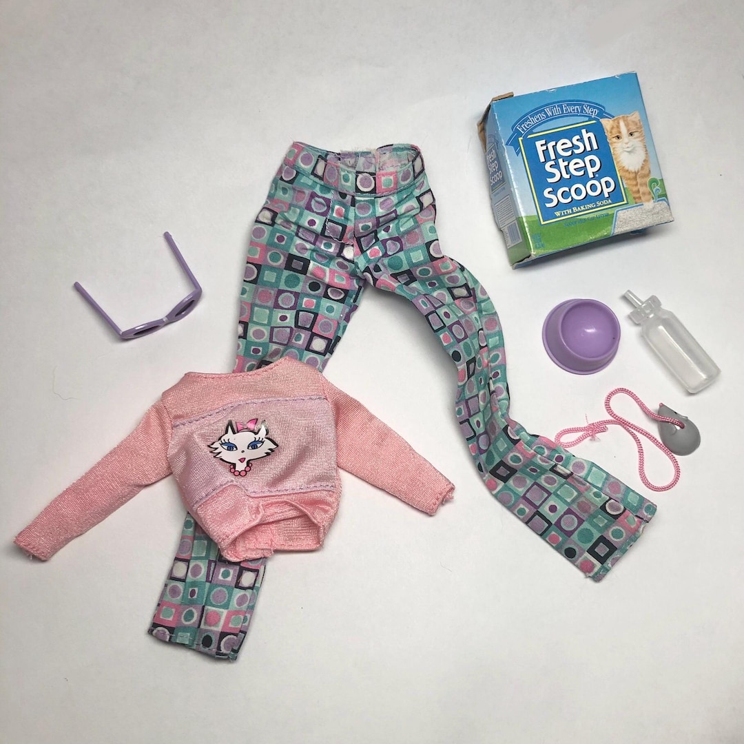 Kitty Fun Barbie Doll Outfit & Accessories - 2000 Mattel - Vintage - Etsy