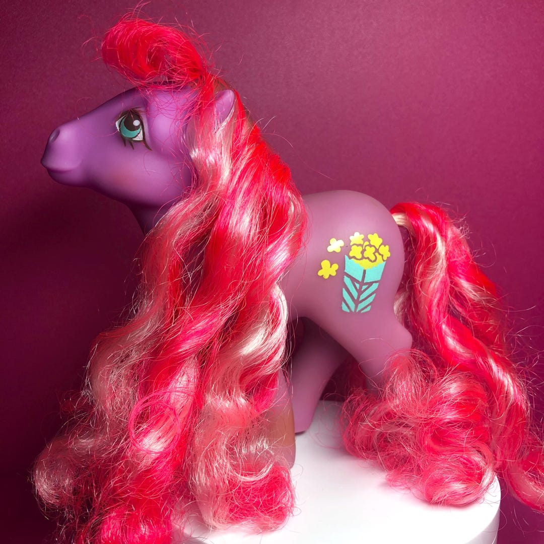 My Little Pony CARAMEL CRUNCH Candy Cane Pony - 80s, MLP Hasbro ...