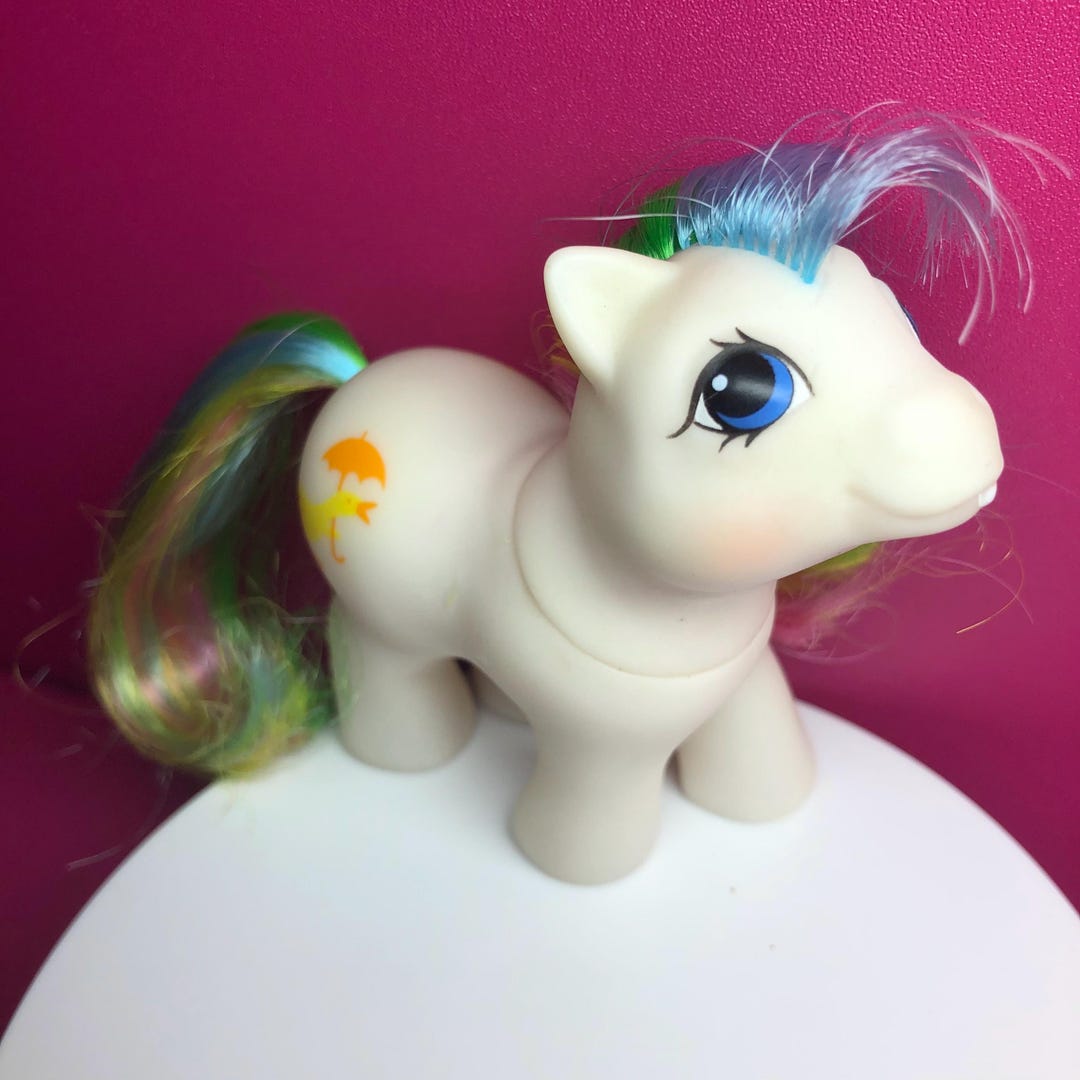 My Little Pony BABY QUACKERS First Tooth Baby Rainbow Hair G1 MLP 80s ...