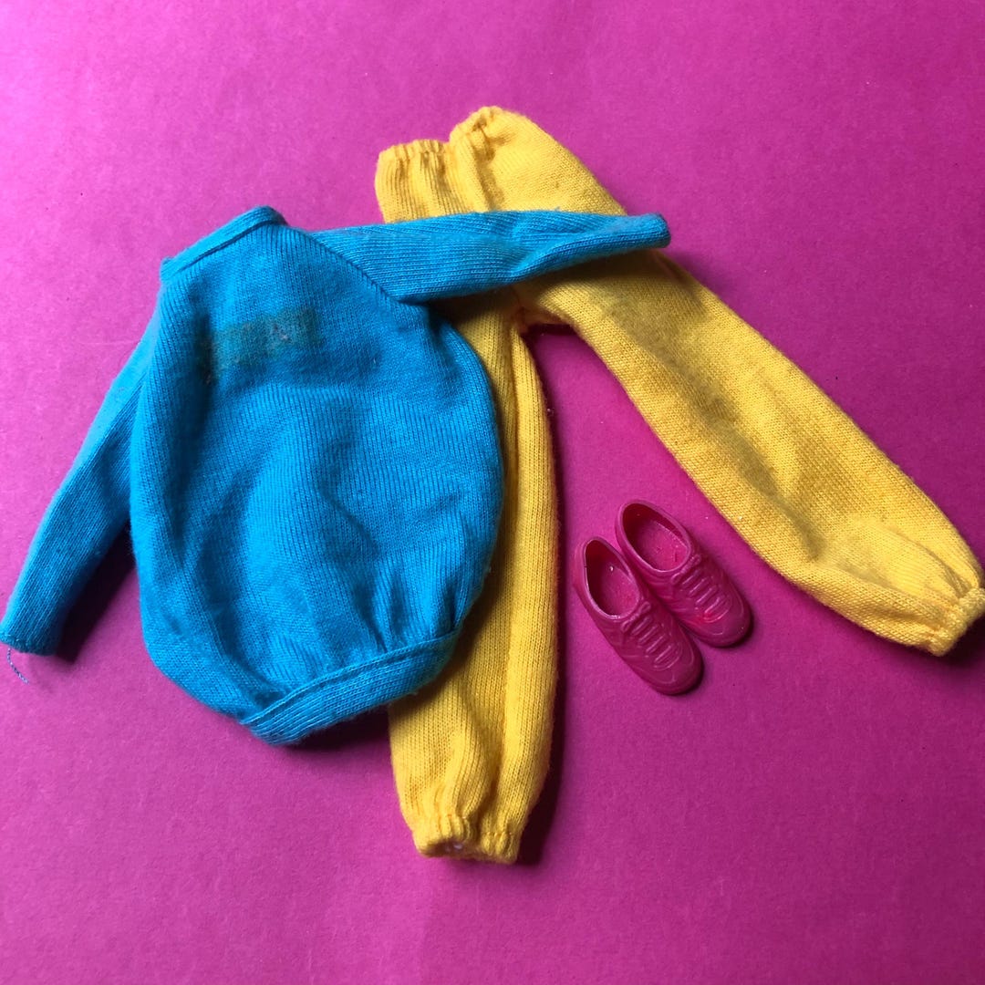 80s Hot Stuff Skipper Outfit - Tunic Top, Pants & Sneakers - Barbie ...