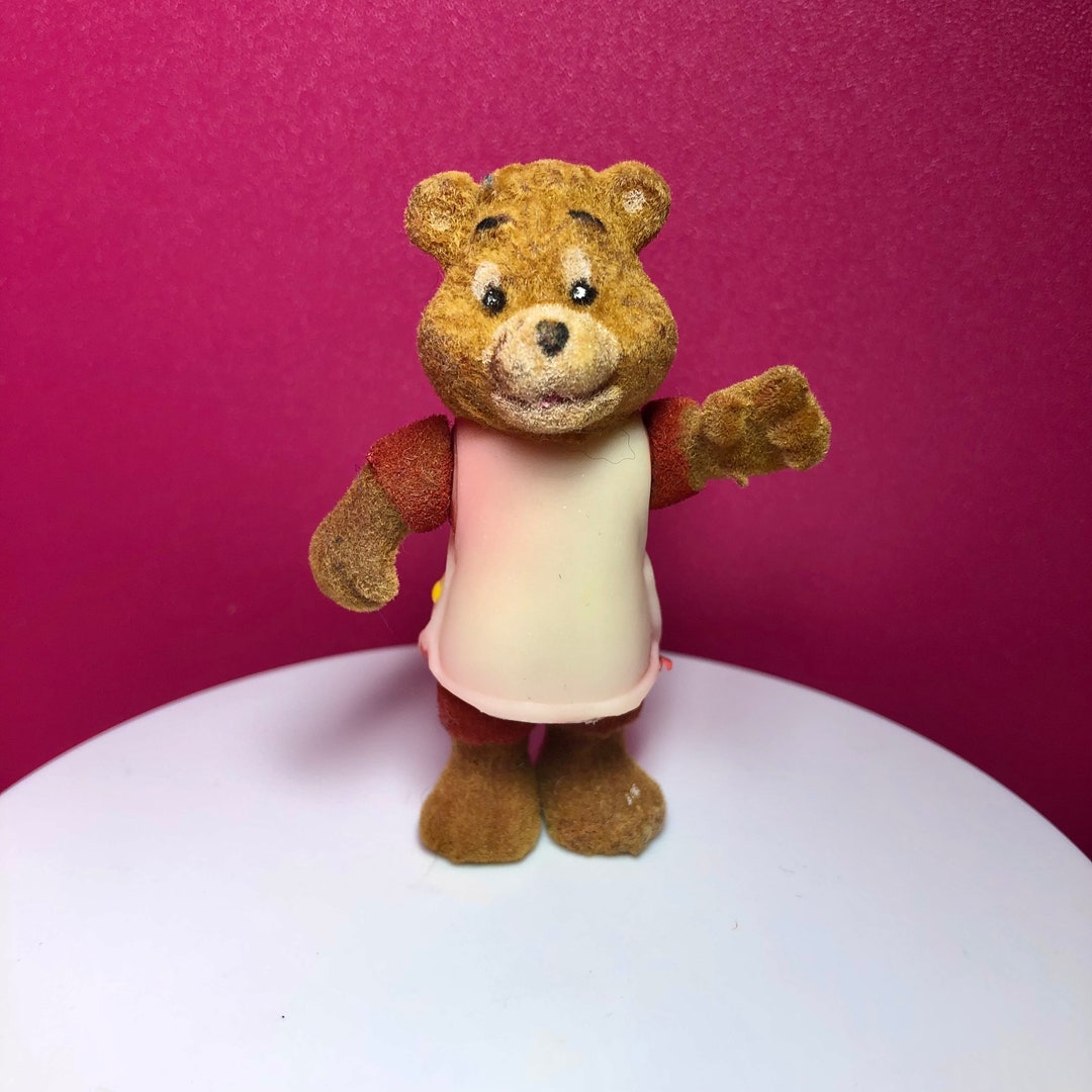 80s Teddy Ruxpin Posable Toy Figure - WORLD of TEDDY RUXPIN - Vintage ...