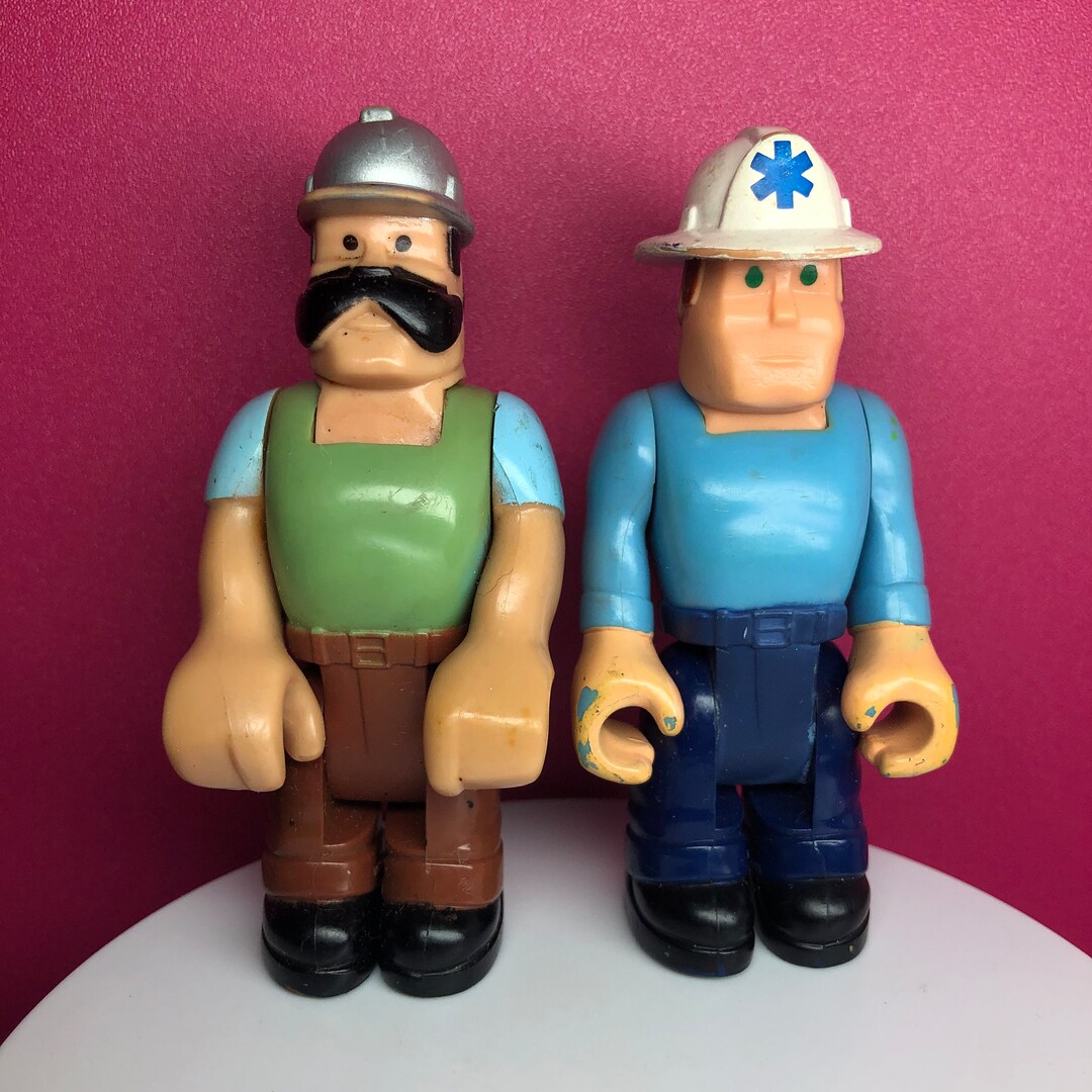 Vintage 70s HUSKY HELPER Figures - Lot of 2 - Fisher Price, 1977 - Etsy