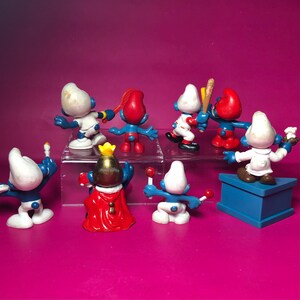 Vintage SMURFS Mini PVC Figures #3 Pick Your Own - 60s, 70s, 80s ...