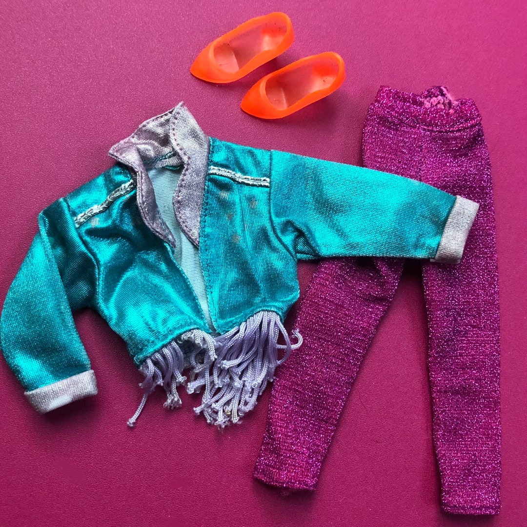 Jem Danse Doll Outfit Jacket, Pants, Orange Pumps JEM & the Holograms ...