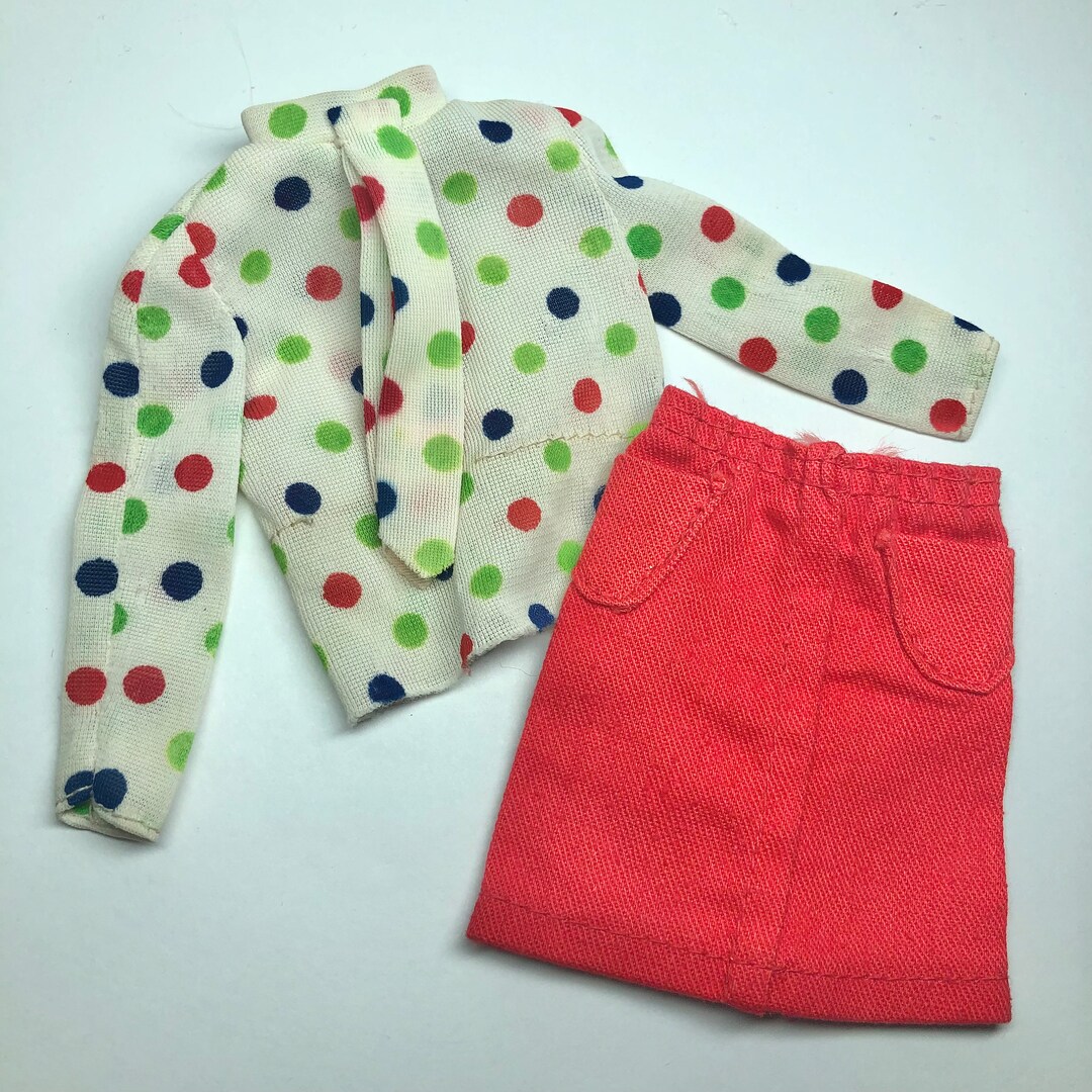 1973 Barbie Get Ups & Go 7703 Top Skirt 70s, Mattel Vintage - Etsy