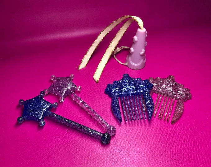 G1 My Little Pony PRINCESS Ponies Accessories - Wands, Combs, Hat - 80s ...