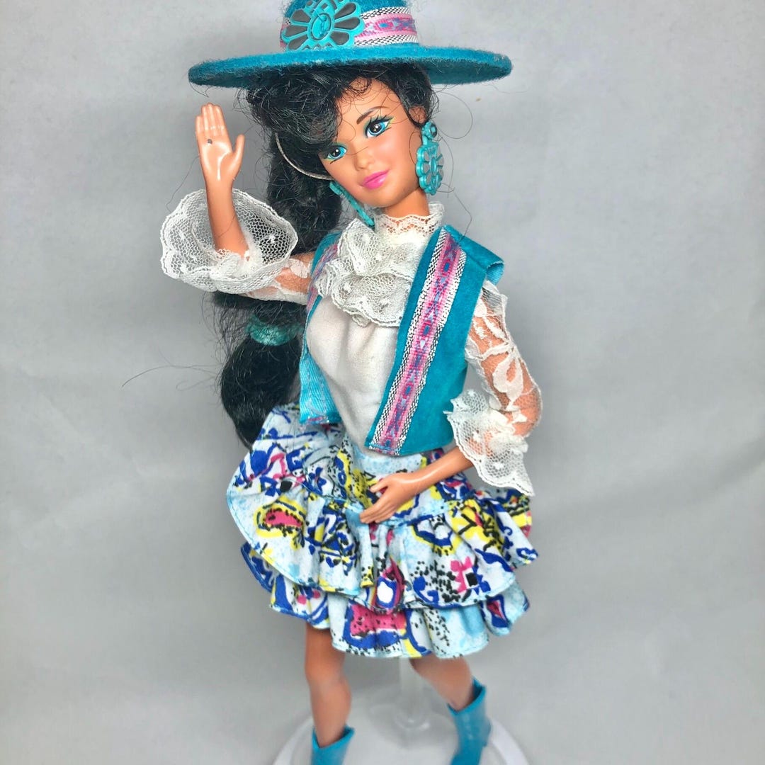 1989 Western Fun Barbie NIA Doll - Near Complete - 80s Mattel - Vintage ...