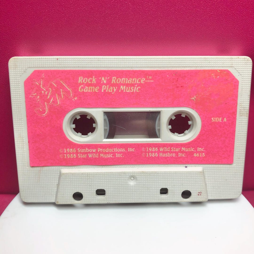 Rare JEM Rock N Romance Game Cassette Tape - Game Play Music - Hard to ...