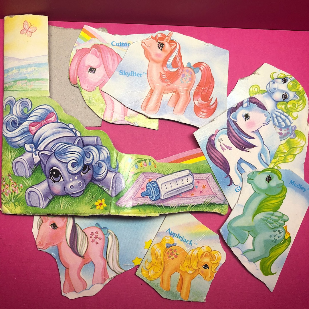 G1 My Little Pony Box Art Cutouts - Lot of 8 - 80s, MLP, Hasbro ...