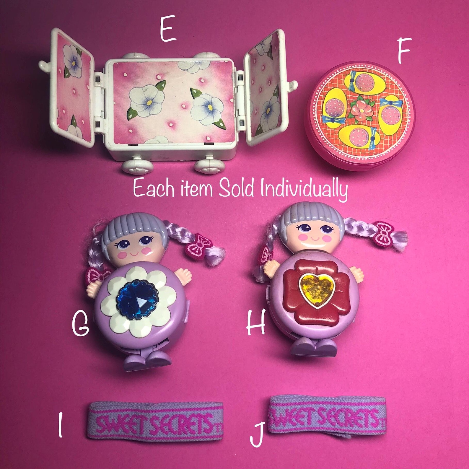 80s Sweet Secrets PICK YOUR OWN - Accessories, Dolls, Charms, Playset ...