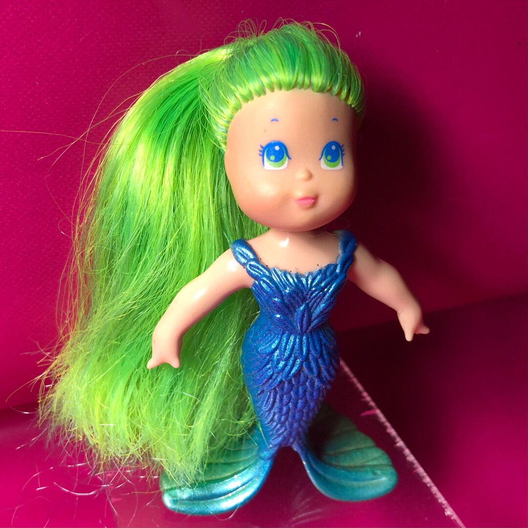 80s Shimmers PLUME Bird Doll - Green Hair - Kenner Sea Wees - Etsy