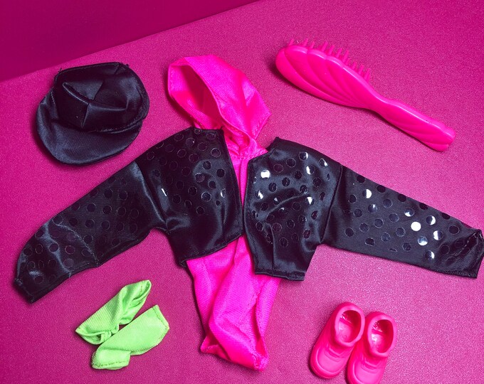 Rappin' Rockin Yo Barbie Doll 1991 Mattel 3248 Rap Music Blonde Barbie ...