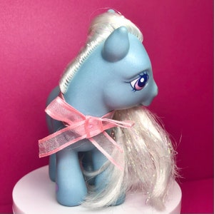 My Little Pony G3 Bee Bop Sparkly Blue Harp MLP, Hasbro 2002 - Etsy
