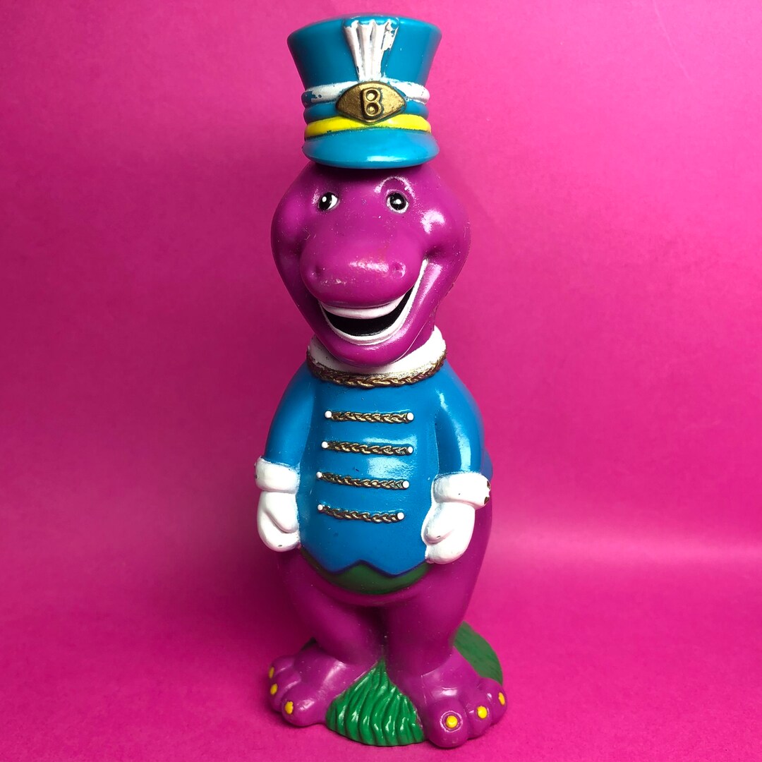 Vintage Barney the Dinosaur Marching Band PVC Figure 4.75 1993 - Etsy