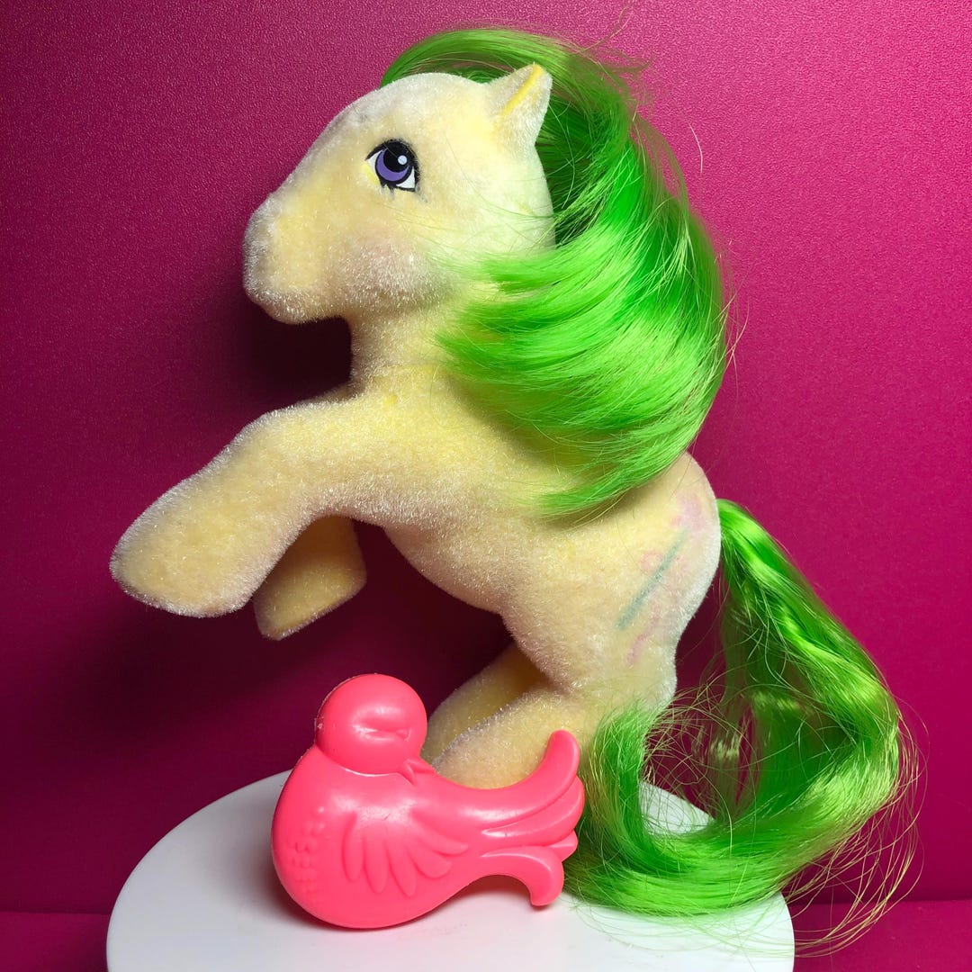 My Little Pony G1 MAGIC STAR so Soft Pony Brush 80s, MLP Hasbro Vintage ...