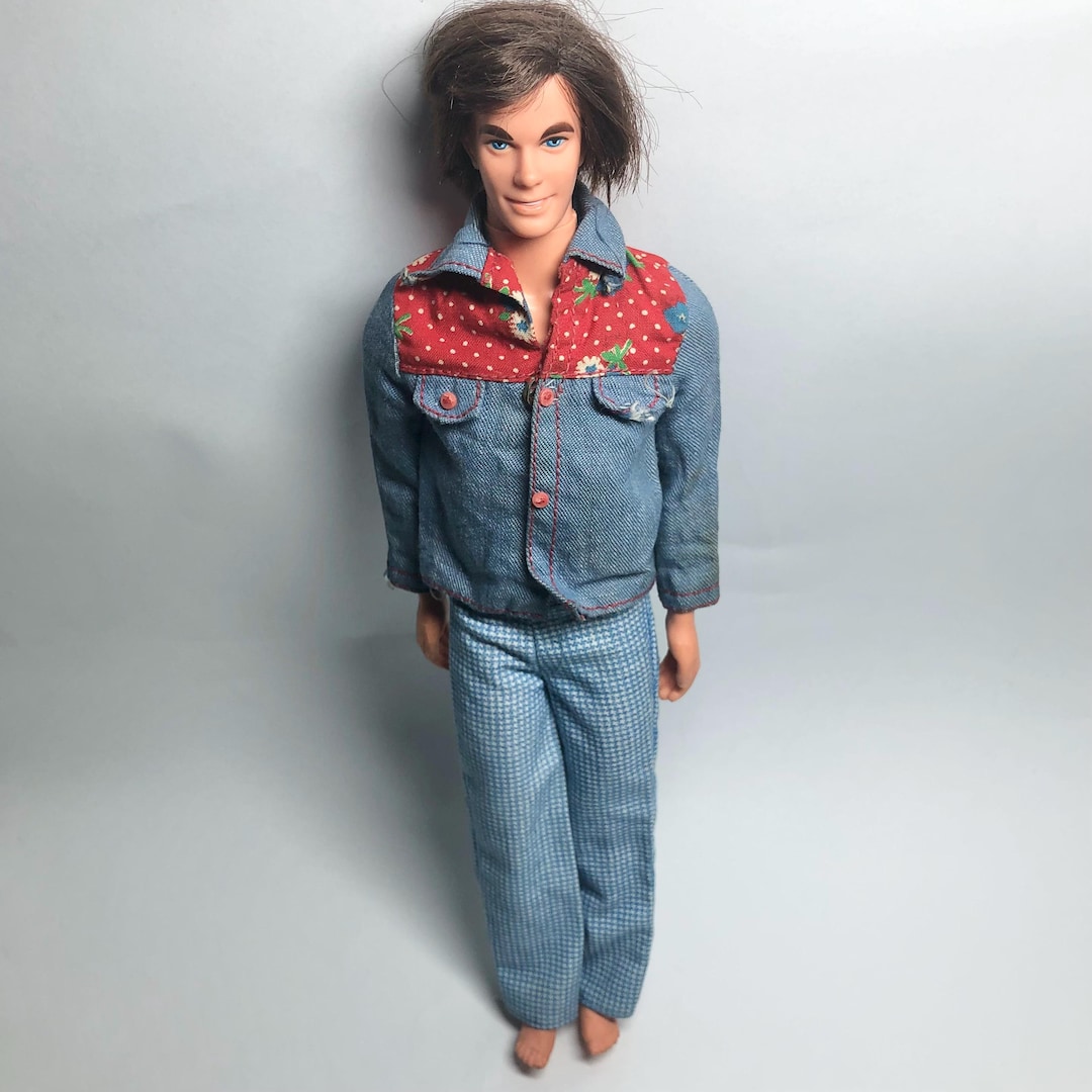 1973 Mod Hair Ken Doll Bendable Legs Redressed 70s, Barbie Mattel ...