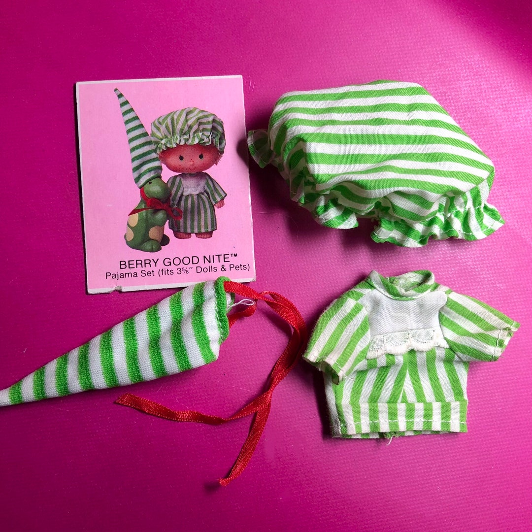 BERRY WEAR berry Good Nite Doll Outfit 80s Strawberry - Etsy