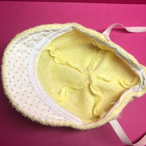 Vintage Cabbage Patch Kids PREEMIE Baby Yellow Terry Cloth Sun Hat ...
