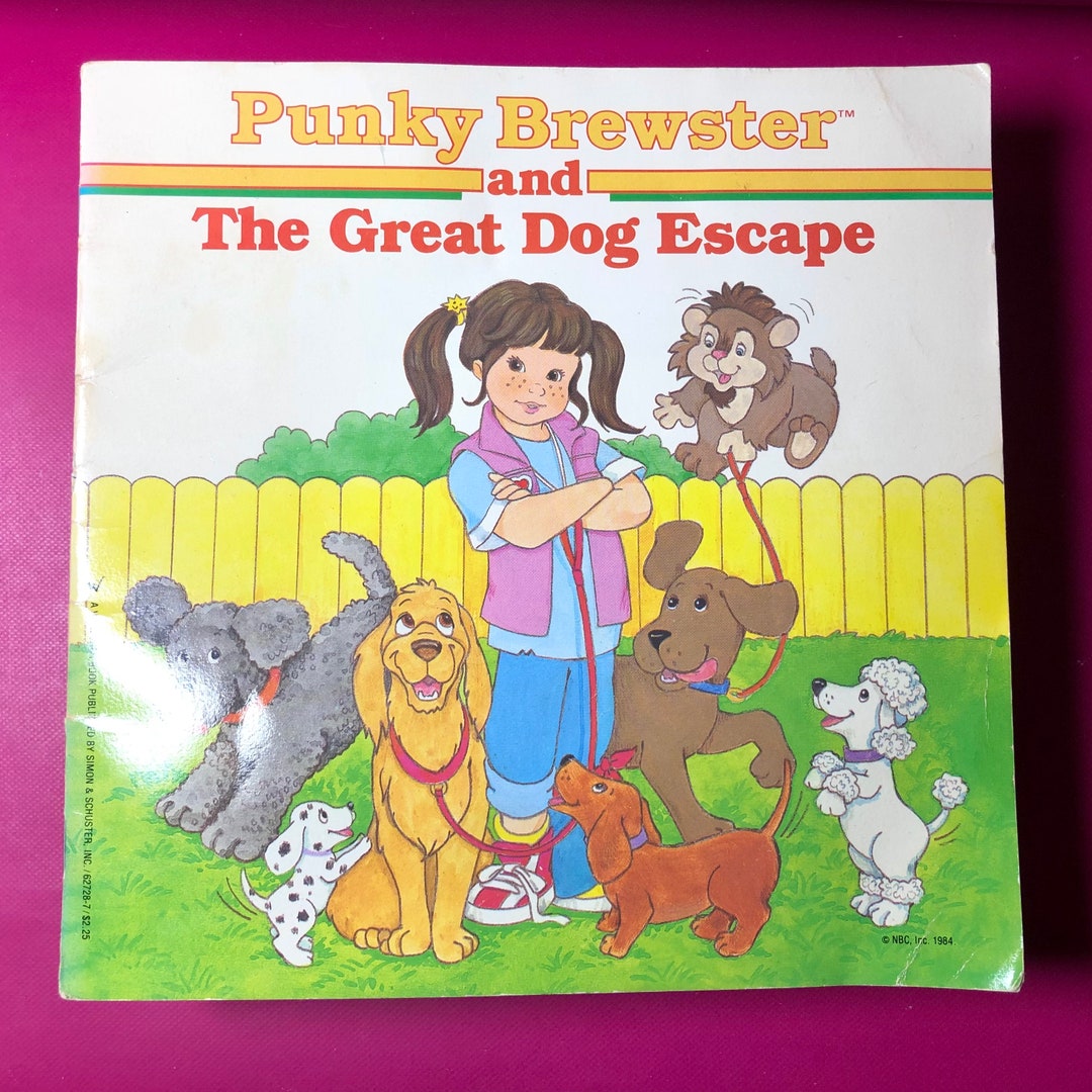 80s PUNKY BREWSTER Book - the Great Dog Escape - Paperback, 1986 - Etsy