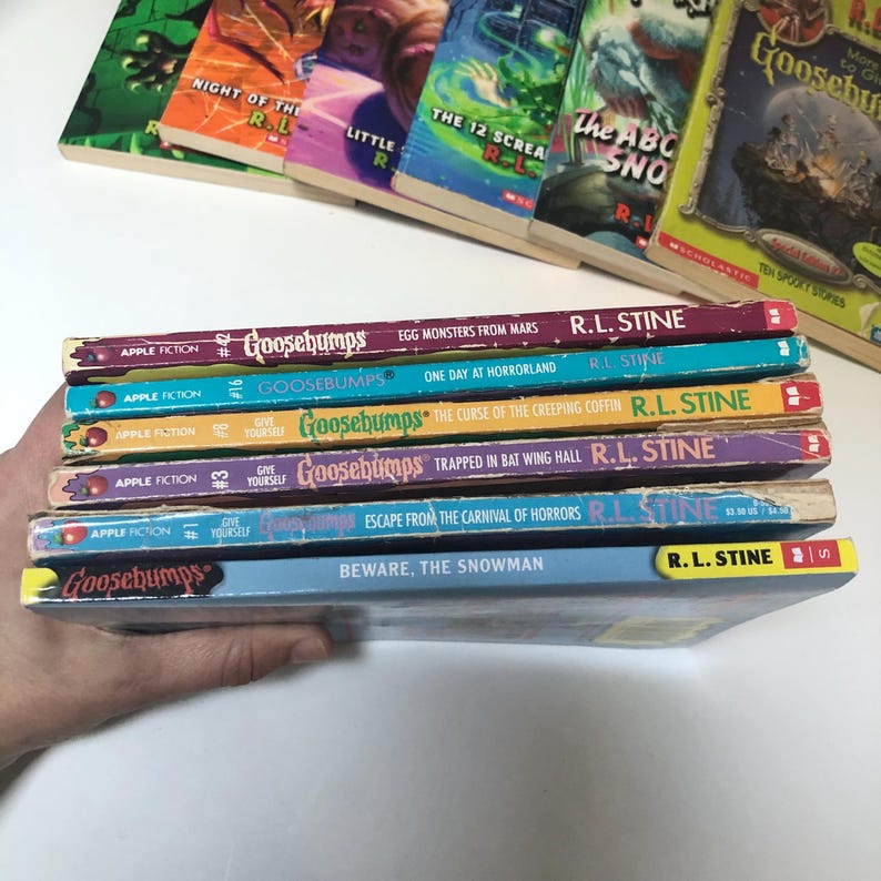 Goosebumps Books Lot of 12 - R.L. STINE - Vintage & Modern - Etsy