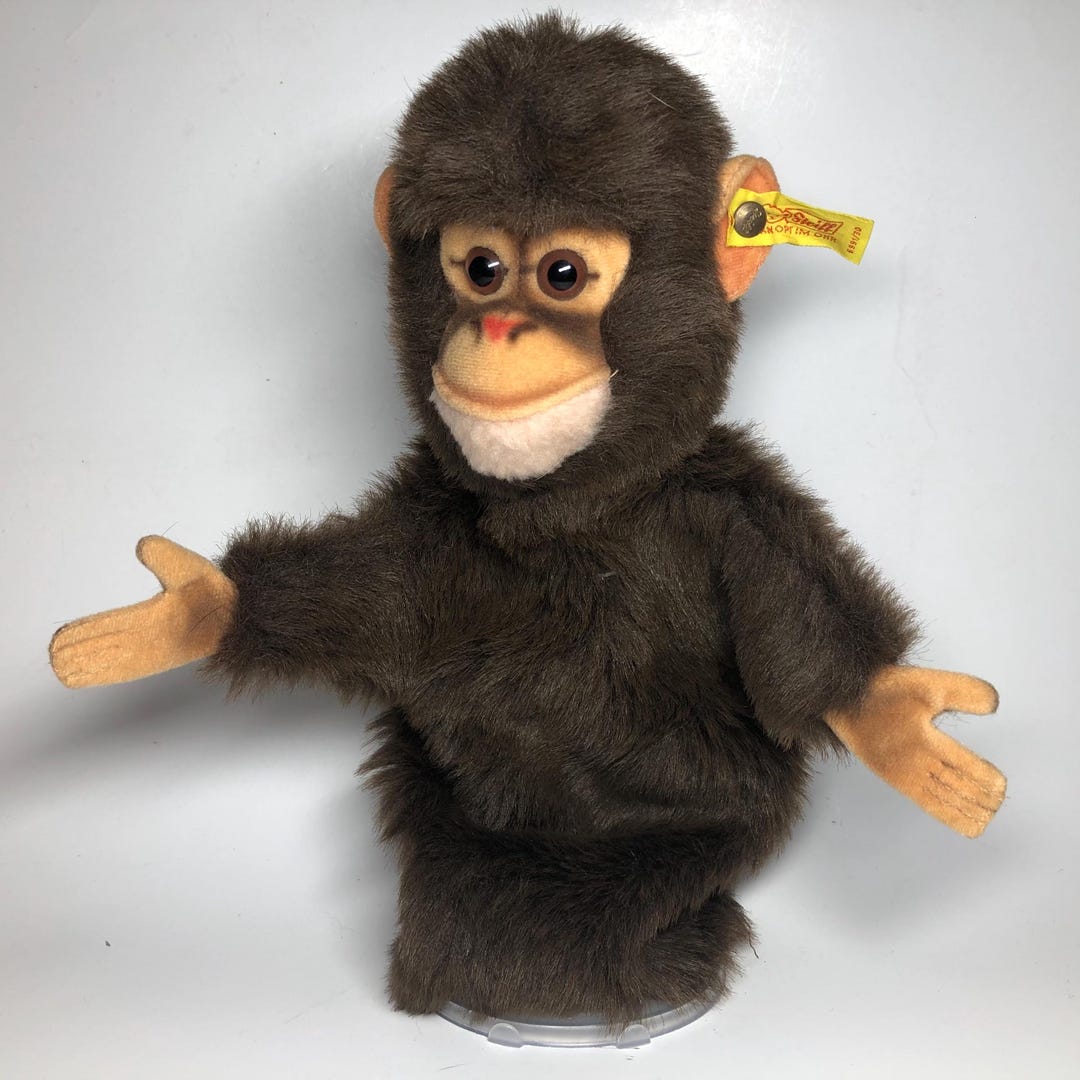Vintage Steiff JOCKO Monkey Hand Puppet Doll Toy - 6991/30 Made in Germany - Etsy