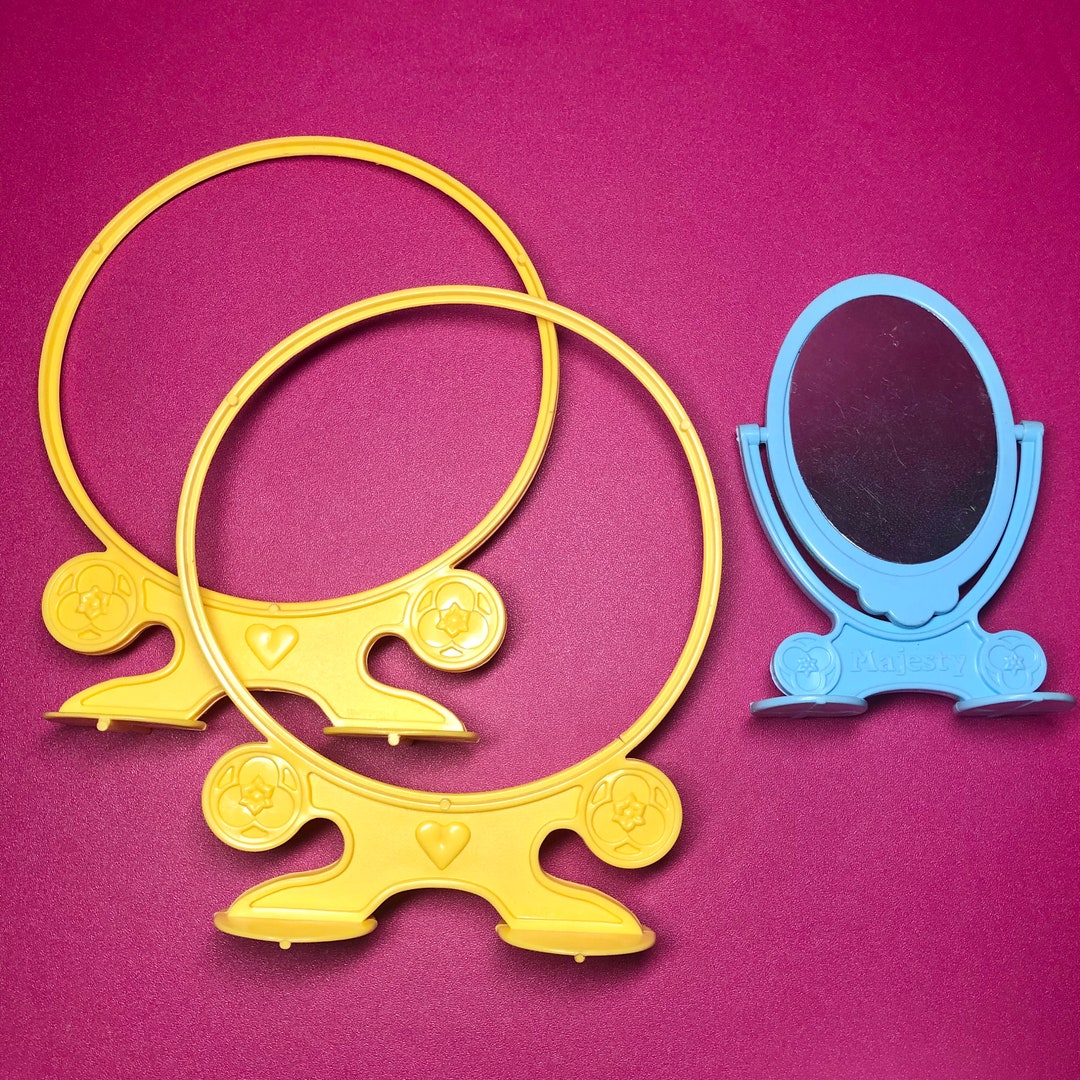 My Little Pony DREAM CASTLE Accessories Lot - Yellow Hoops & Mirror ...