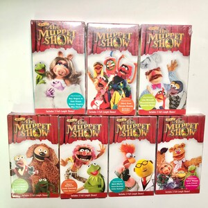 The Muppet Show VHS Lot of 7 5 Sealed, 2 Loose Jim Henson, John Denver ...