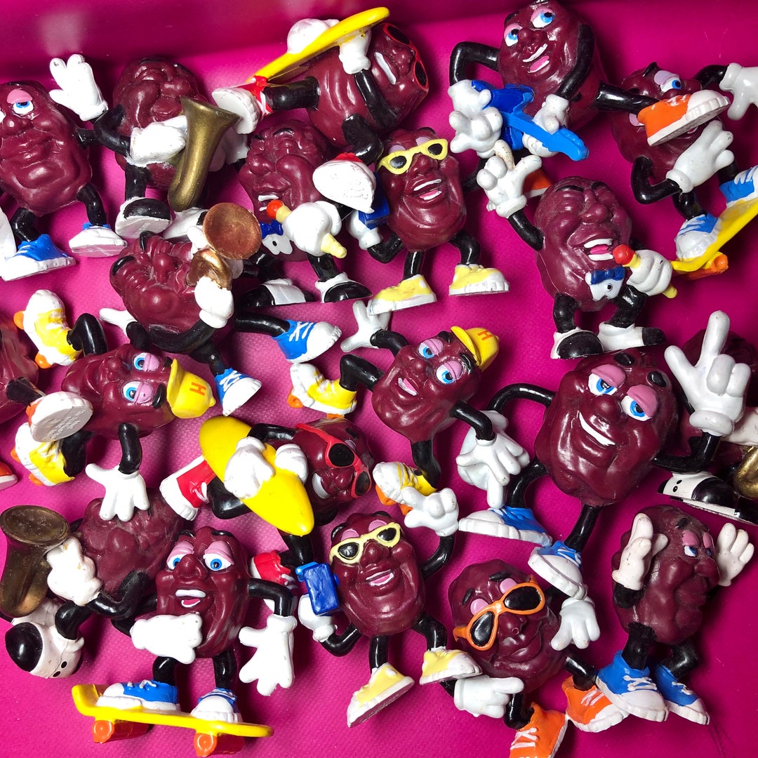 Vintage CALIFORNIA RAISINS Figures #2 - 80s, Collectible Mini Figurines ...