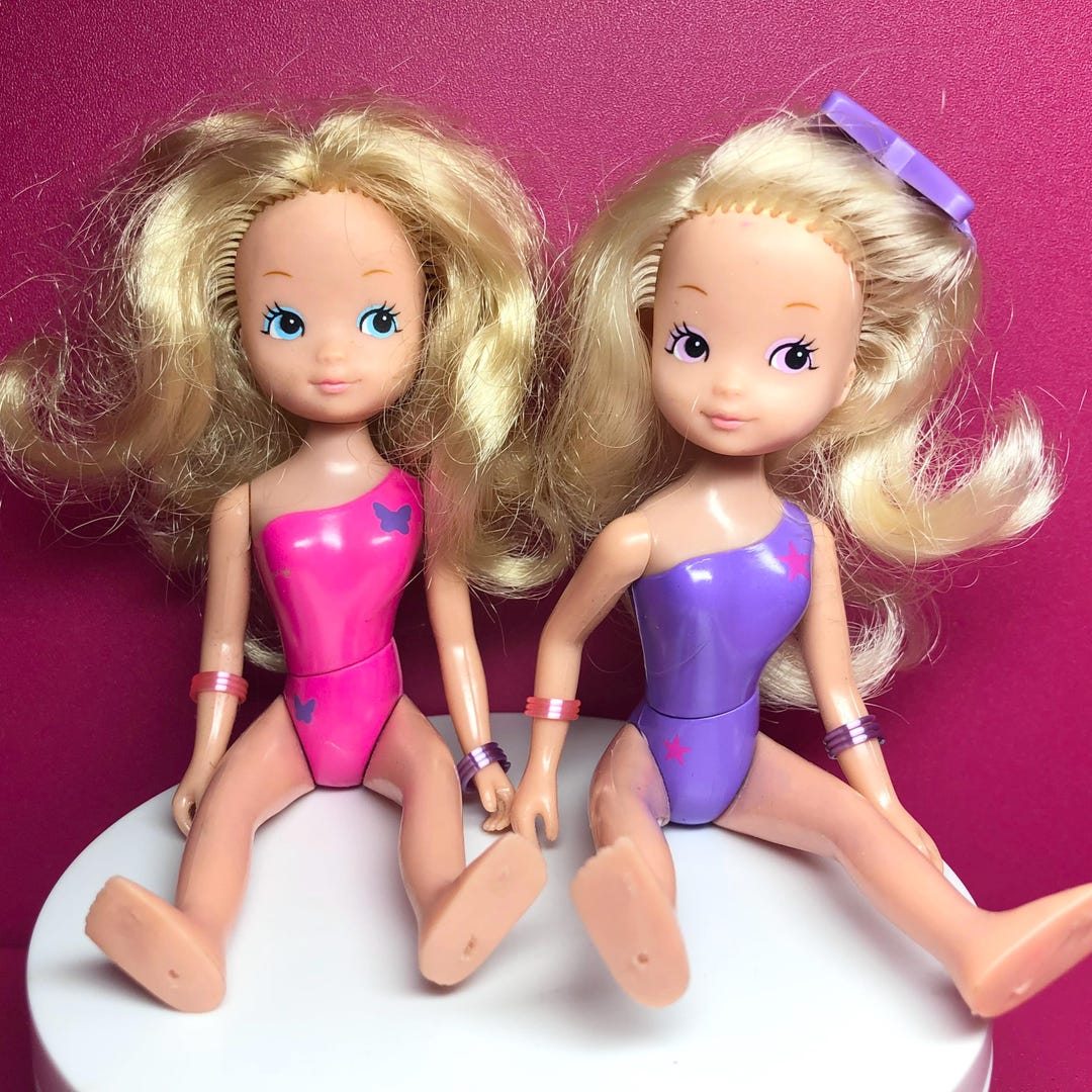 80s Blonde Twin Dolls - 6" 1986 Impulse Toys Vintage - Etsy