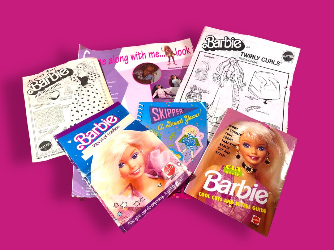 Vtg Barbie Booklets, Instruction Manuals, Merchandise Catalogs - Pick ...