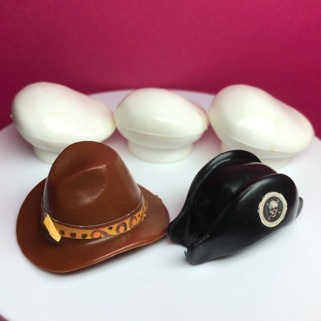 1984 Alvin & the Chipmunks Poseable Pals Playset Hats - Lot of 5 ...