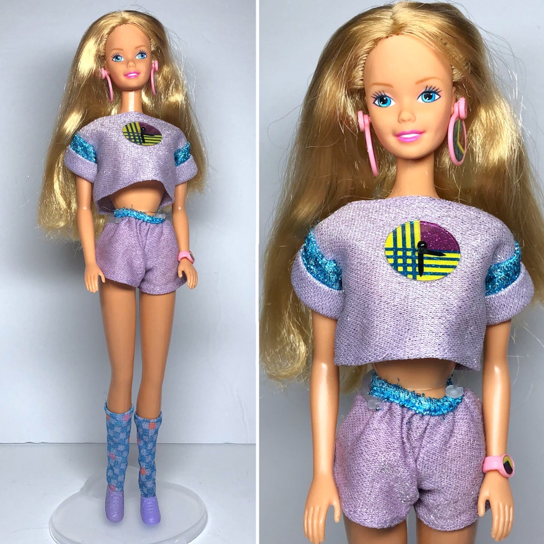 1986 Funtime Barbie Purple Near Complete 80s, Mattel - Etsy