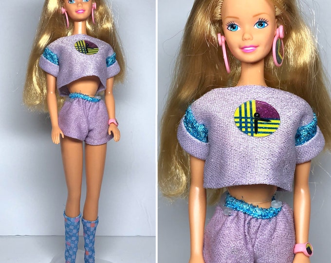 Vintage Fun Time Barbie With Watch - Etsy