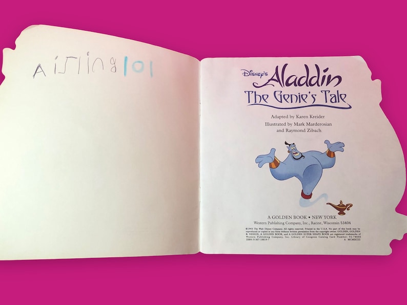 Vintage 90s Aladdin Books Pick Your Own Disney Golden - Etsy