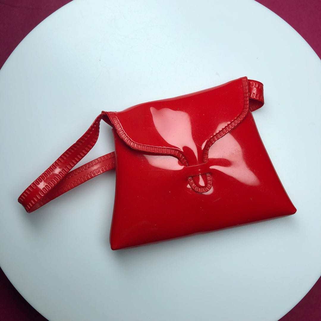 60s Tammy Doll Red Vinyl Purse - Japan - Etsy