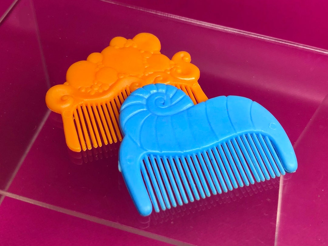 80s SEA WEES Mermaid Doll Combs - Blue Shell or Orange Bubbles ...